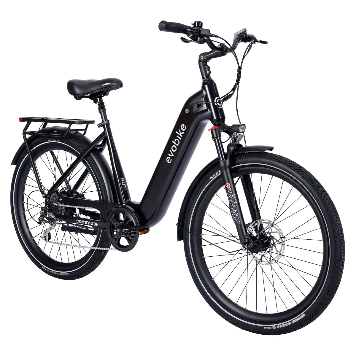 Evobike Commute – Svenskdesignad elcykel med lågt insteg och integrerat ...