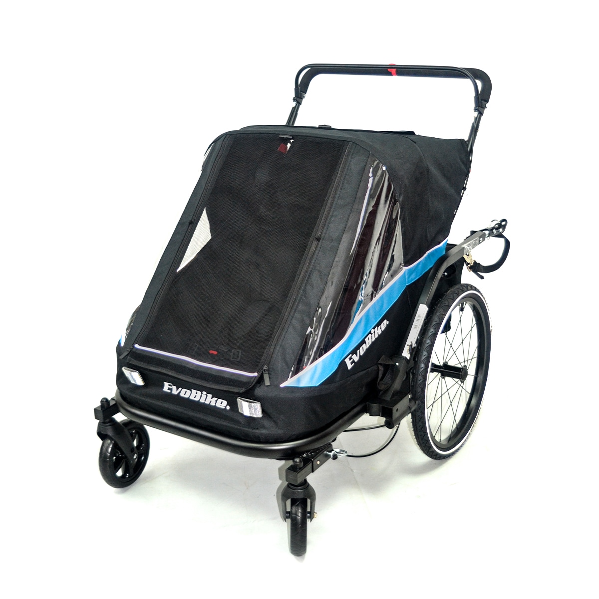 Köp cykelvagn från EvoBike | Cykelkärra till barn eller husdjur - EvoBike